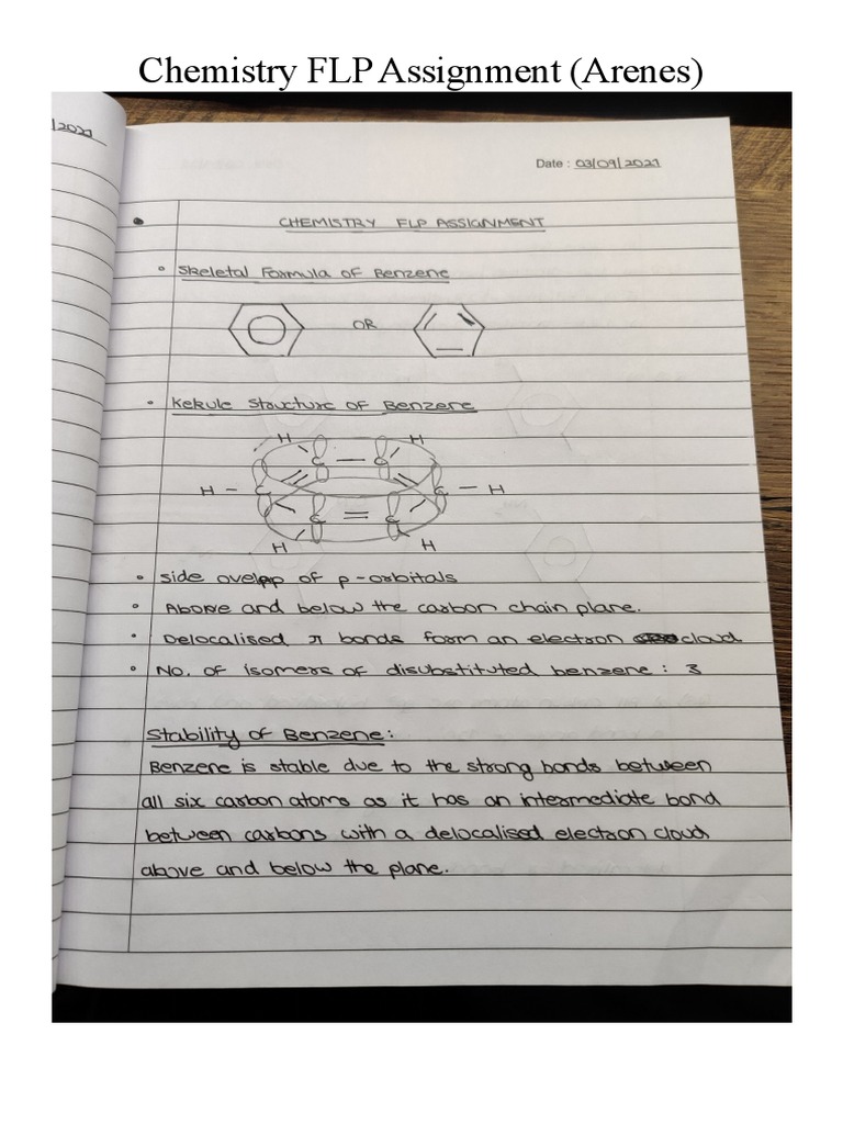 Chemistry FLP Assignment Arenes | PDF
