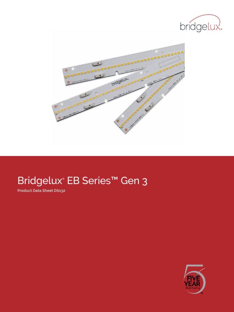 DS132 Bridgelux EB Series Gen3 Data Sheet 20190617 Rev A | PDF | Light ...
