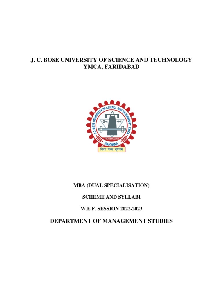 JC Bose University | PDF | Statistics | Human Resource Management