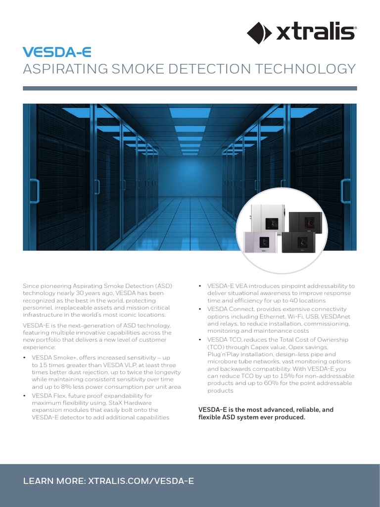 26845_16_VESDA-E_Product_Brochure_A4_lores | PDF | Sensor | Computer ...