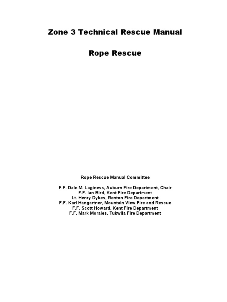 Rope Manual | Download Free PDF | Personal Protective Equipment | Knot