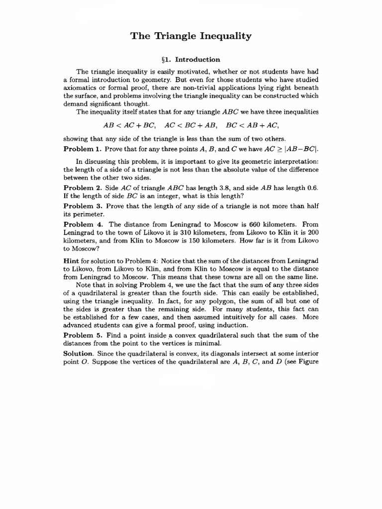 08 Geometry - Problems | PDF | Triangle | Area