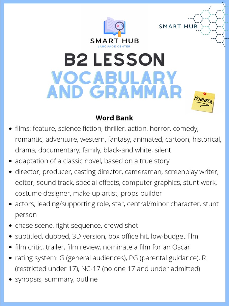 B2 English Lesson Plan - Movies | PDF