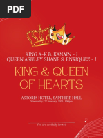 Sample Coronation Night Invitation | PDF