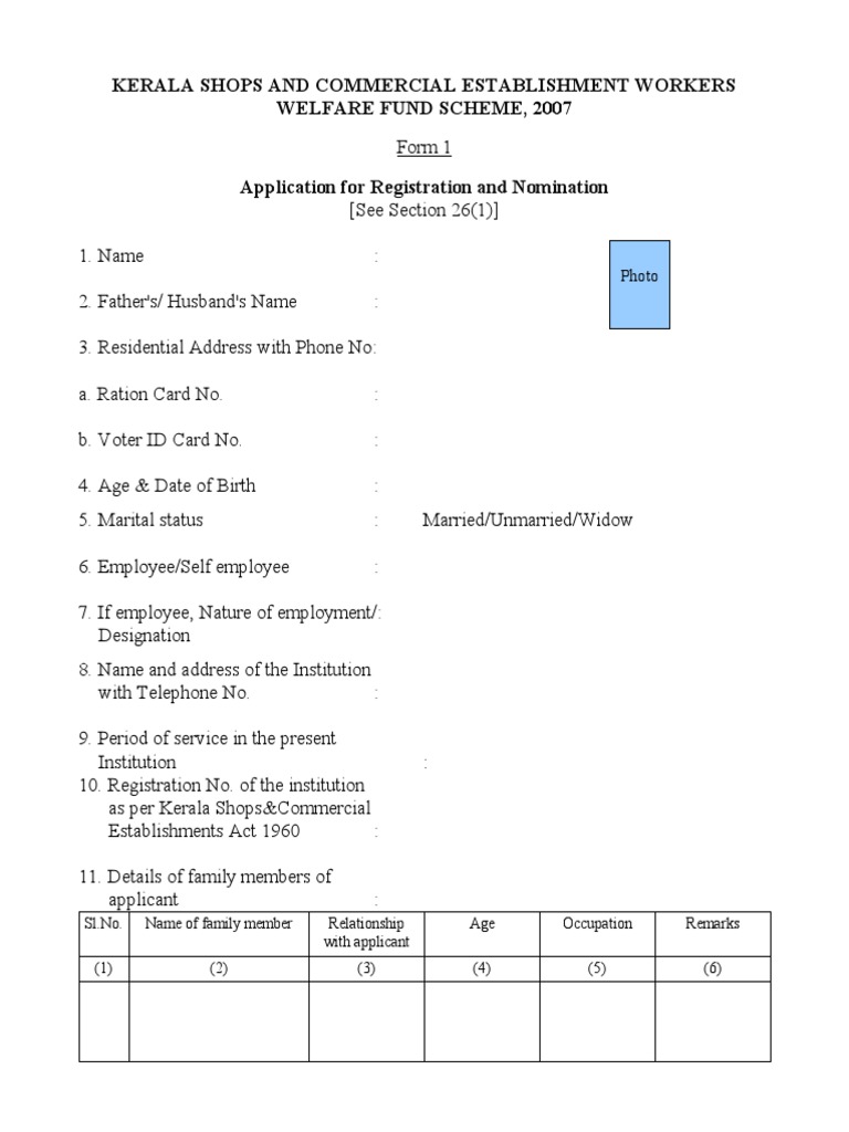 Form No.1 (In English) | PDF | Employment | Government