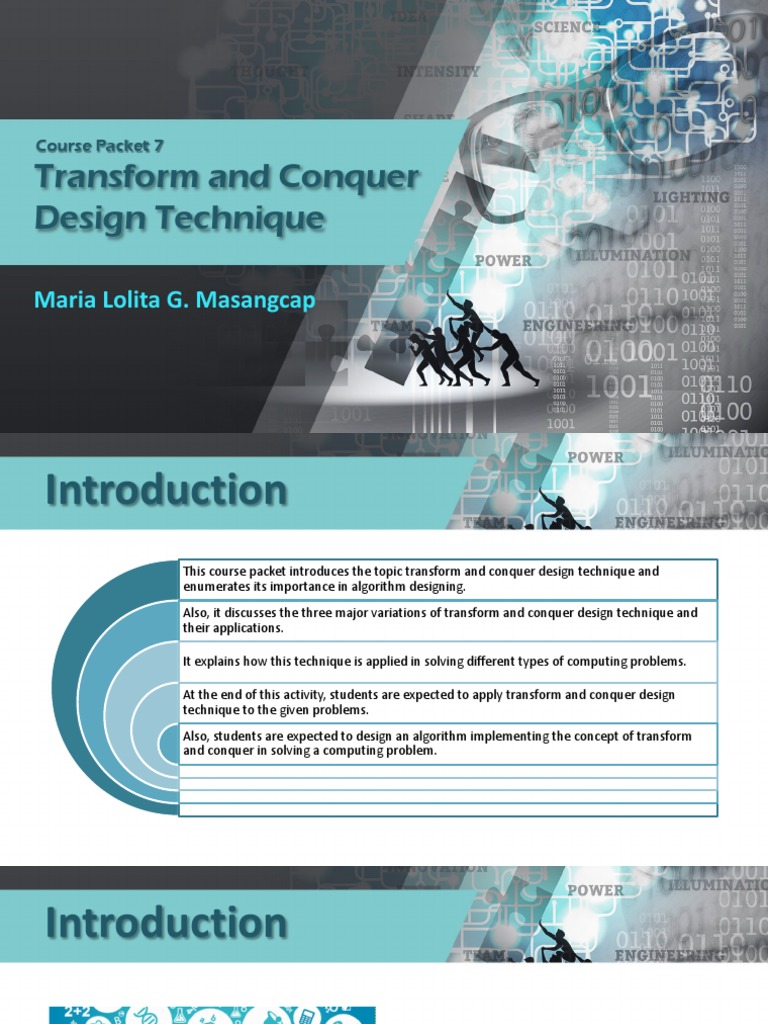 7 Transform and Conquer | PDF | Time Complexity | Discrete Mathematics 7 Transform and Conquer | PDF | Time Complexity | Discrete Mathematics