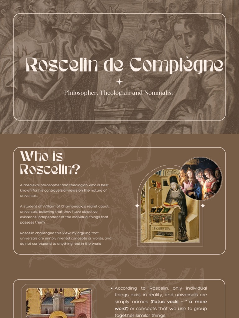 Roscelin de Compiègne: Nominalism Explained | PDF