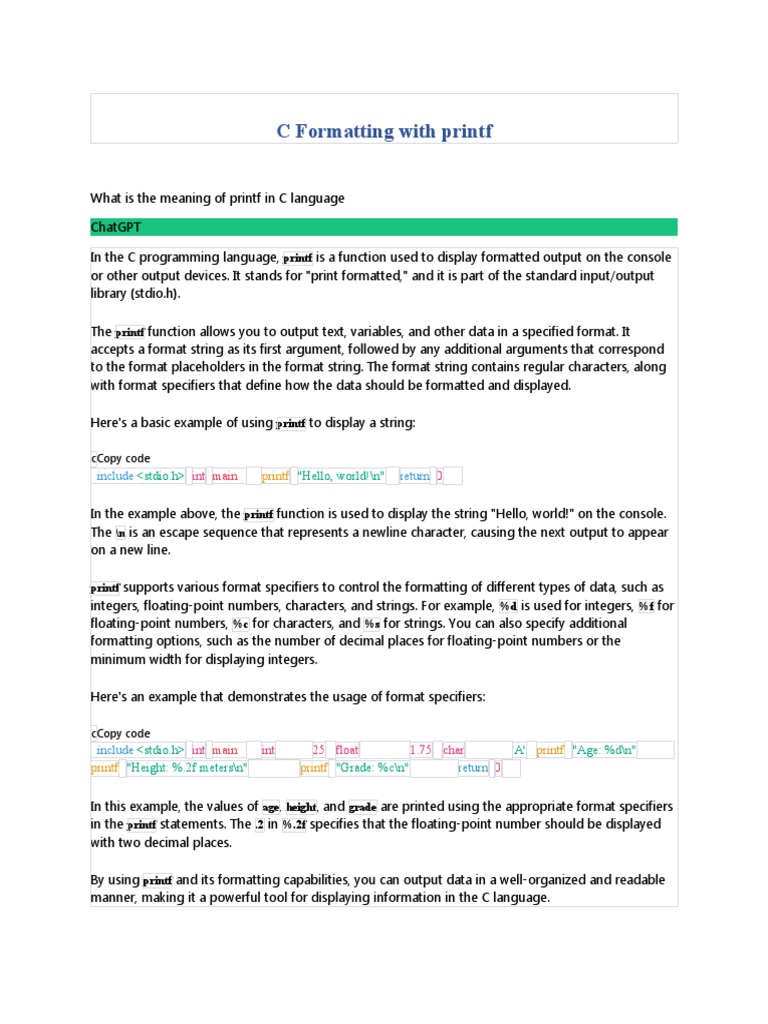 C Language Explanation Pdf Pointer Computer Programming Computer Program