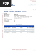 Ficha Técnica de Puristeril 340 | PDF | Hemodiálisis | Química
