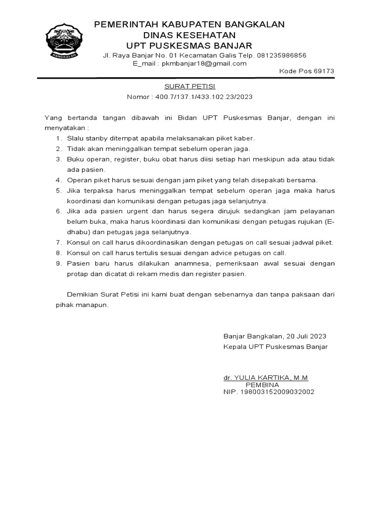 Surat Petisi | PDF