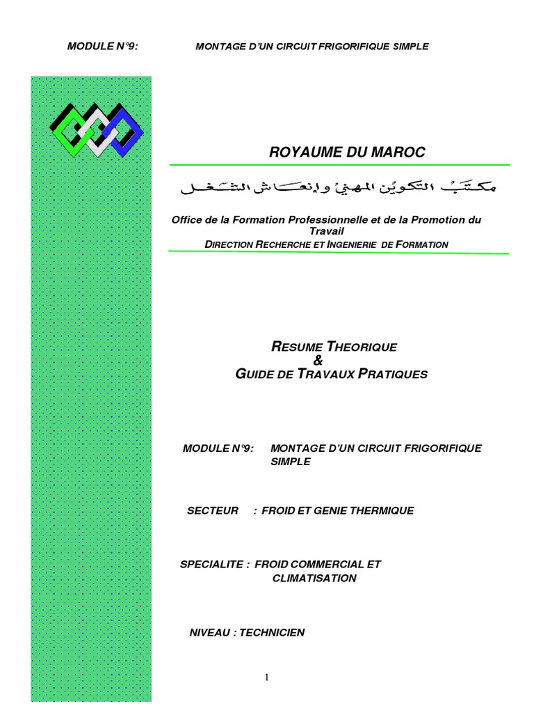 Montage d'un Circuit Frigorifique Simple | PDF | Biens manufacturés ...