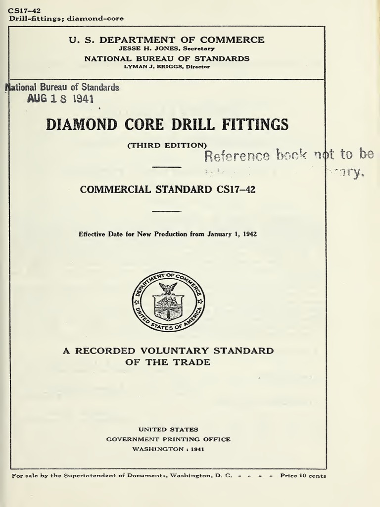 Diamond Core Drill Fittings | PDF