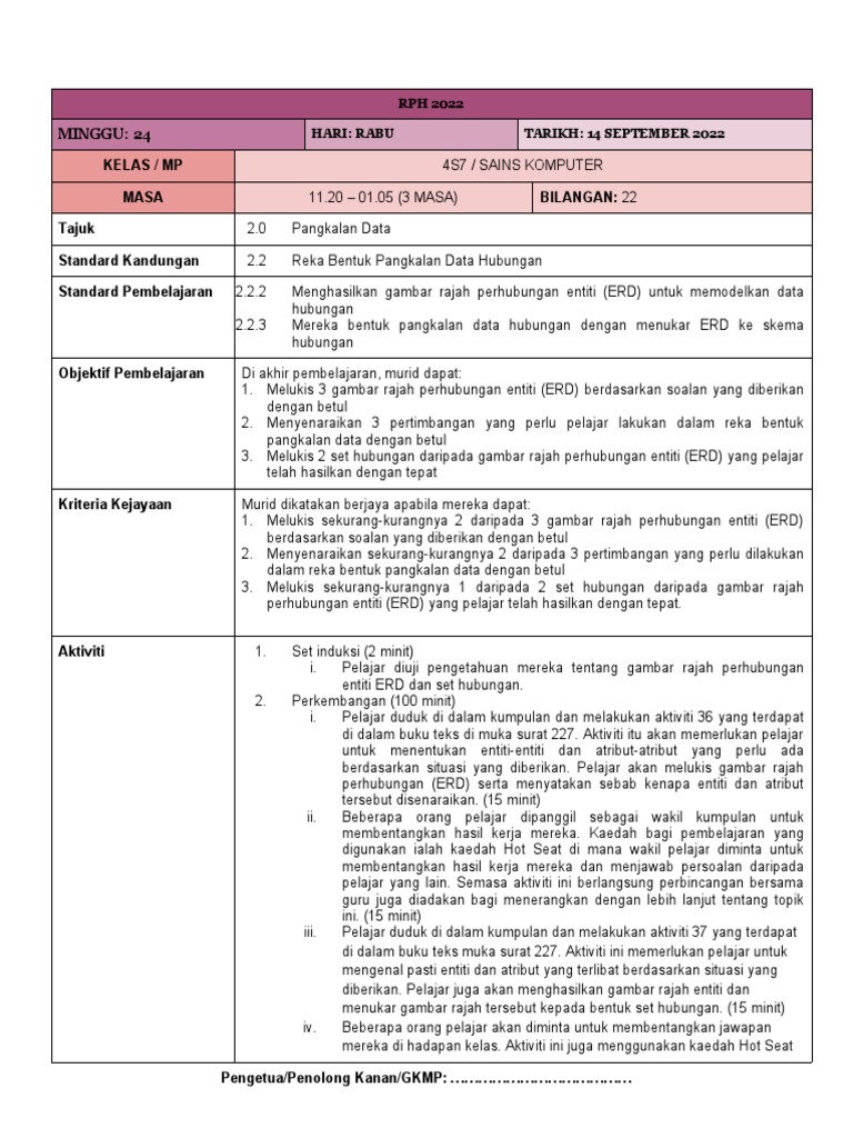 RPH 4s7 14 September | PDF