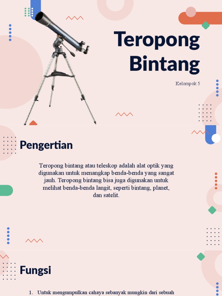 Teropong Bintang | PDF | Sains & Matematika