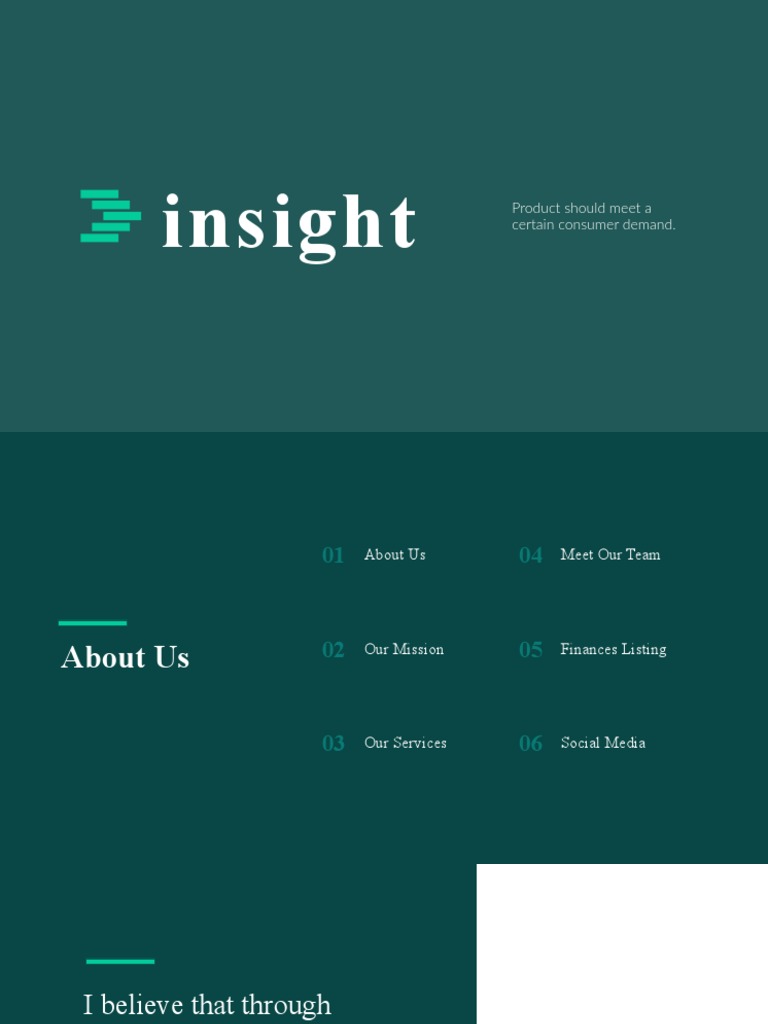 Insight PowerPoint Template | PDF