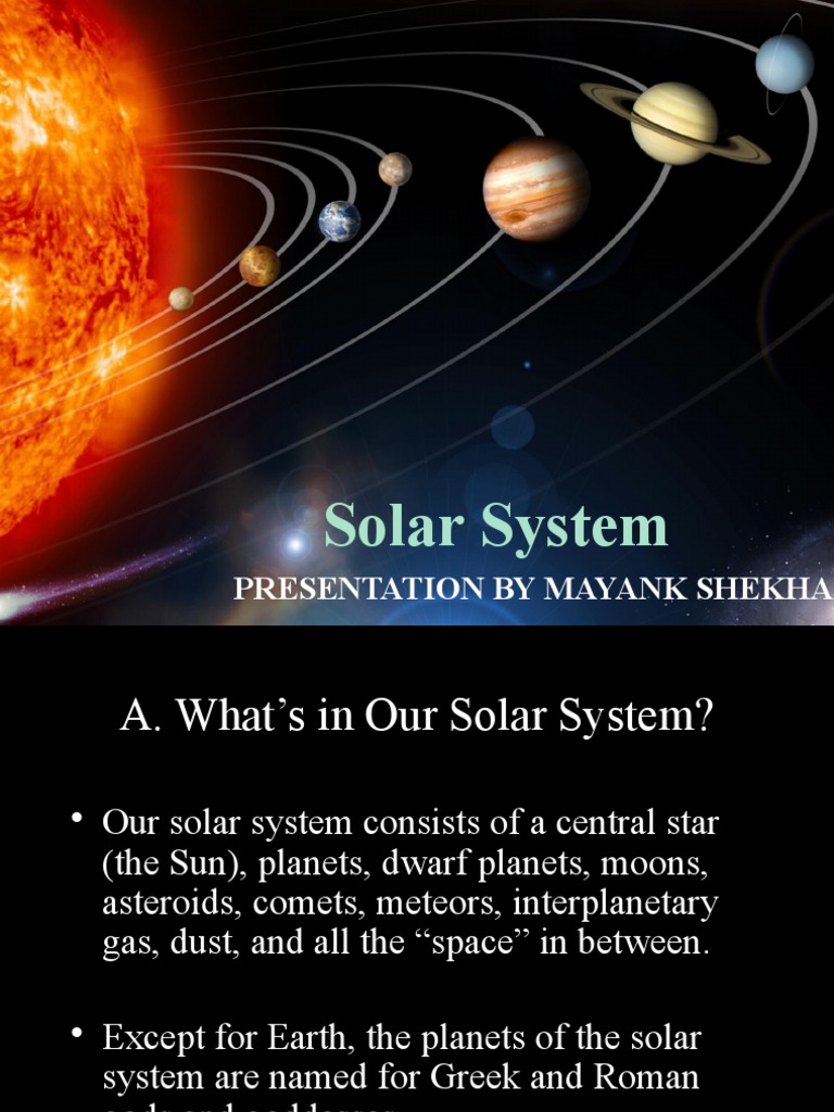 Our Solar System | Download Free PDF | Solar System | Planets