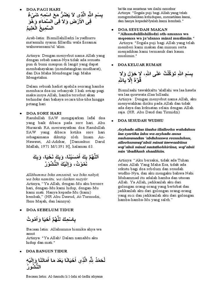 Materi Doa Harian | PDF
