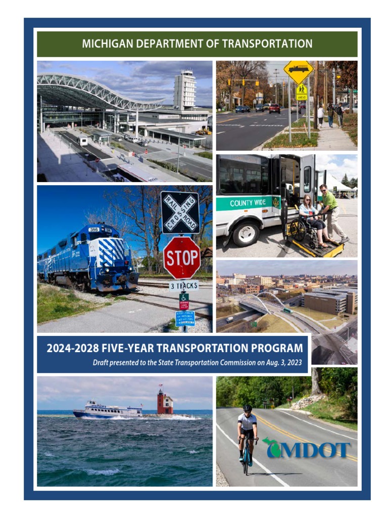 MDOT 2024-2028 5-Year Plan | PDF | Transport | Public Transport
