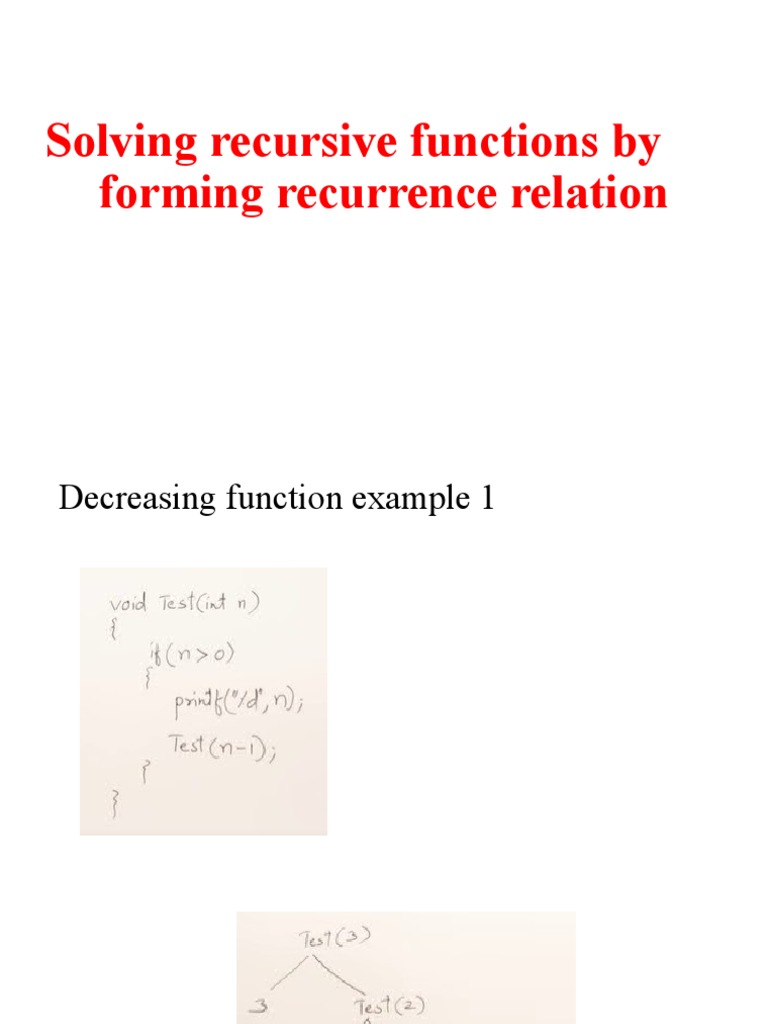 13-Substitution Method - Recursive Tree Method - Masters Theorem-17-08 ...