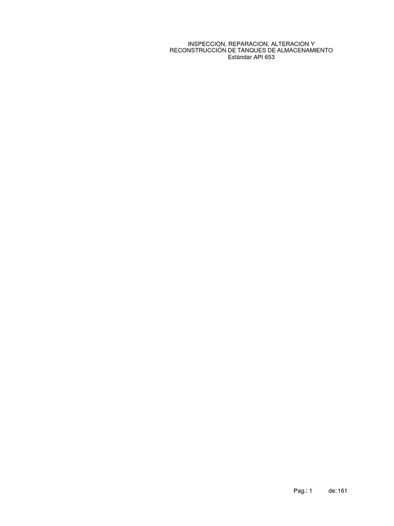 Api 653 2020 Español Pdf Acero Tanques