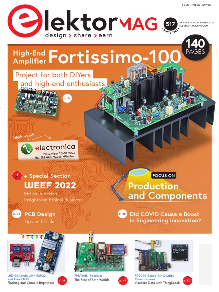 Elektor - Issue 517 Nov-Dec 2022 | PDF | Operational Amplifier ...