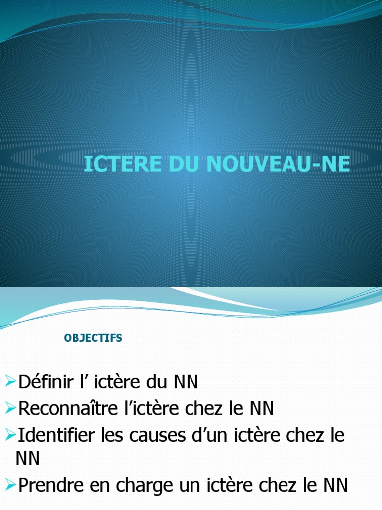 Ictère Nouveau Né | PDF