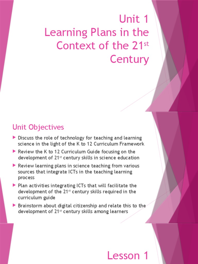 M1L1 The K To 12 Curriculum Framework | Download Free PDF | Educational ...
