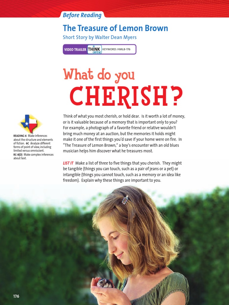 The Treasure of Lemon Brown by Walter Dean Myers | PDF | Narration ...