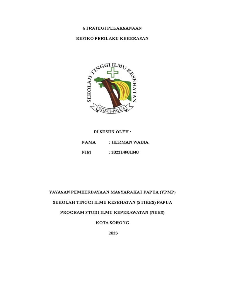 Strategi Pelaksanaan (SP) RPK - Herman | PDF | Pengembangan Diri