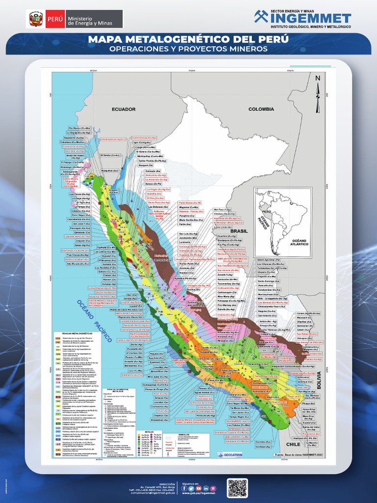 2023-Mapa_metalogenetico_Peru | PDF