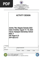 Brigada Eskwela 2024 Narrative Report and Documentation | PDF ...