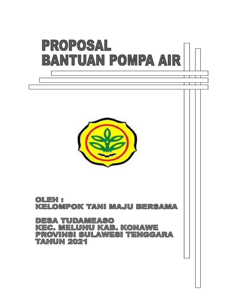 Proposal Pompa Air Maju Bersama | PDF