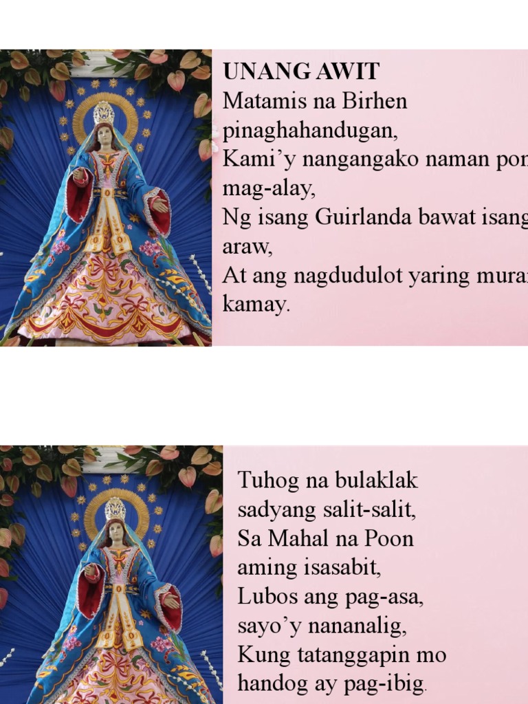 Awit Sa Flores de Maria | PDF