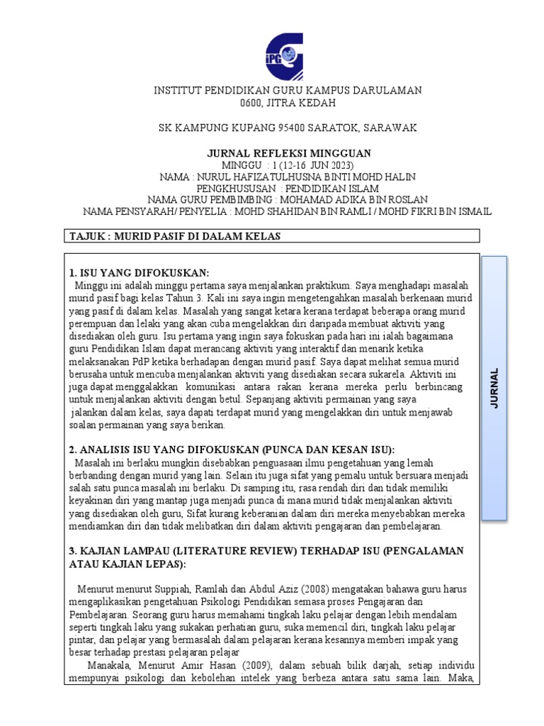 Jurnal M 1 | PDF | Karier & Perkembangan