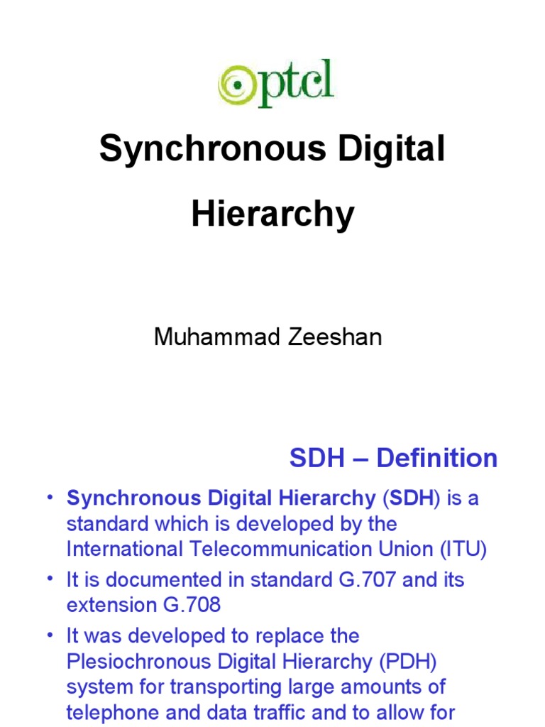Synchronous Digital Hierarchy | PDF | Computer Data | Computer Networking