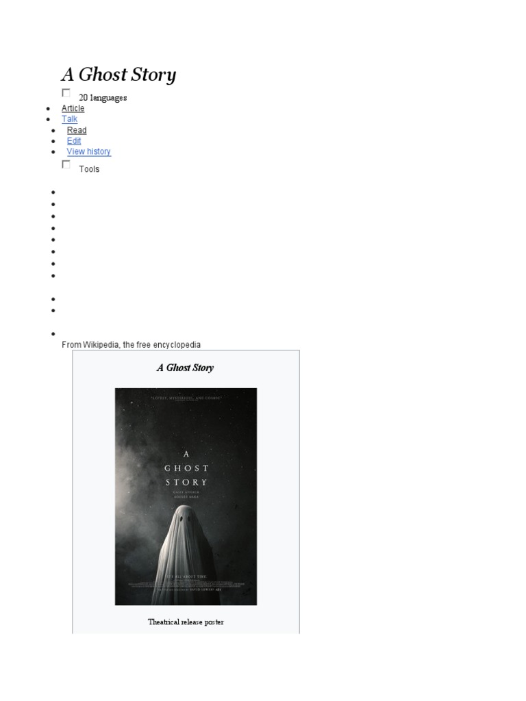 Supernatural Drama: A Ghost Story | PDF