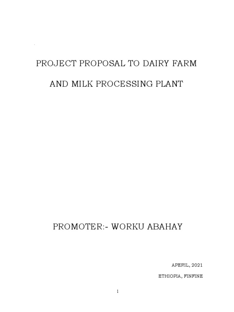 Dairy Farm and Milk Processing Plant A | PDF | Milk | Dairy