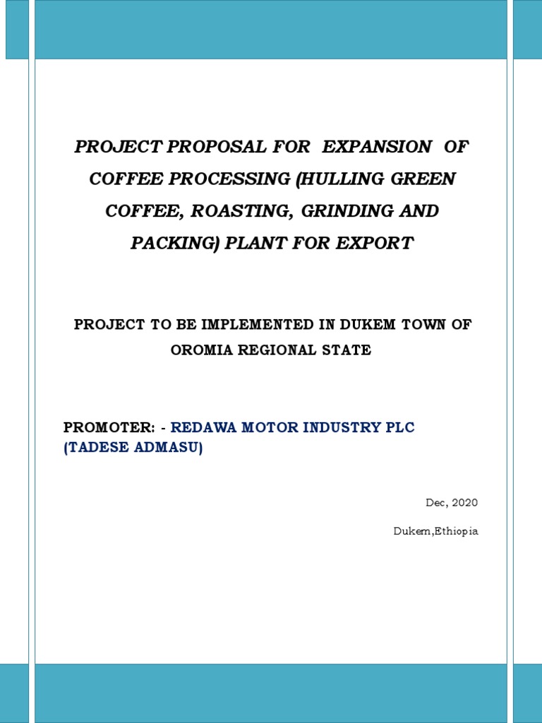 Coffee Processing Expansion Proposal | PDF | Coffee