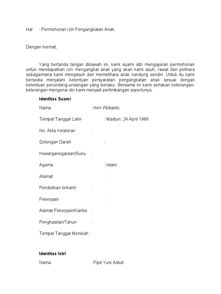 Surat Penting | PDF