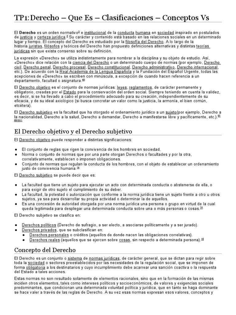 01 ET6 1ercuat TP1 DchoConcepGral Cuestionario33Preg Final 2021 | PDF | Ley Pública | Ciencias ...