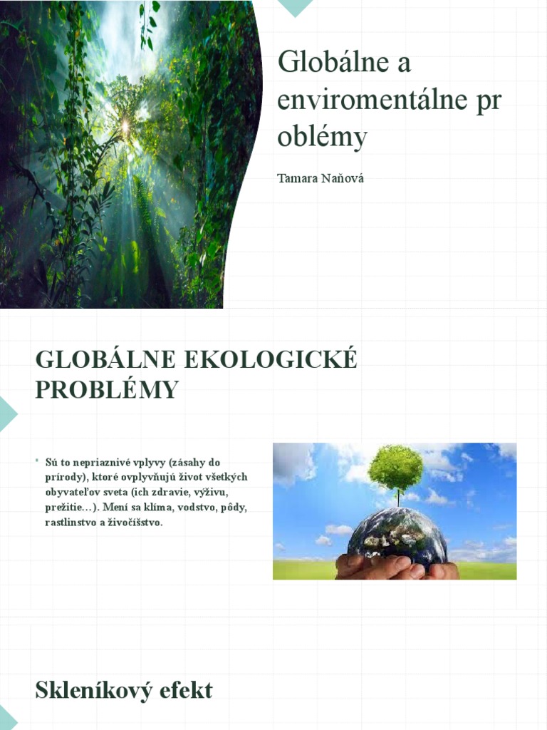 Globálne A Enviromentálne Problémy | PDF