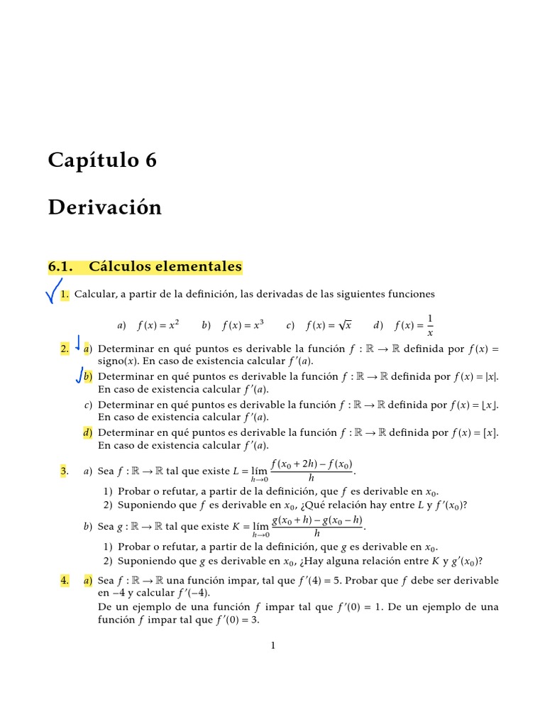 Derivacion | PDF | Mínimos cuadrados | Derivado