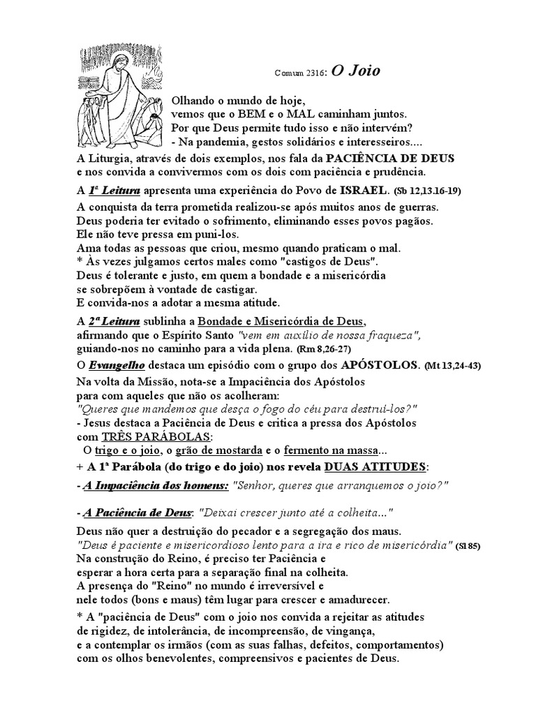 C2316 Joio e Trigo | PDF | O Reino de Deus | Deus