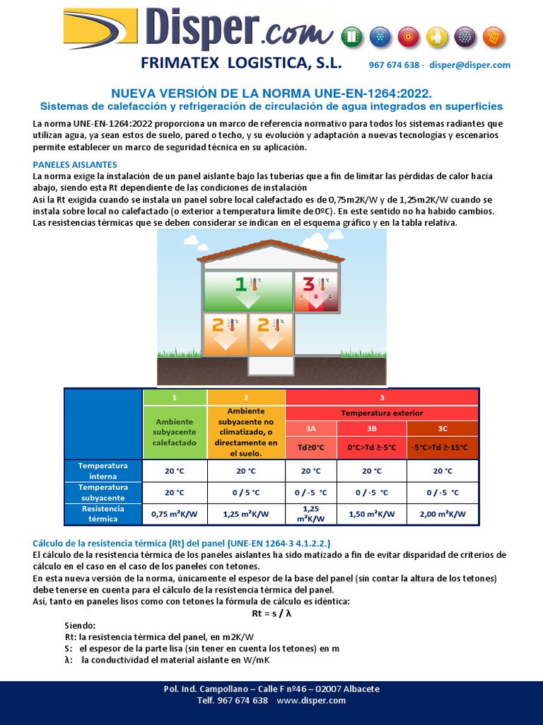 Nueva Versión de La Norma Une-En-1264 2022 Paneles Aislantes | PDF ...