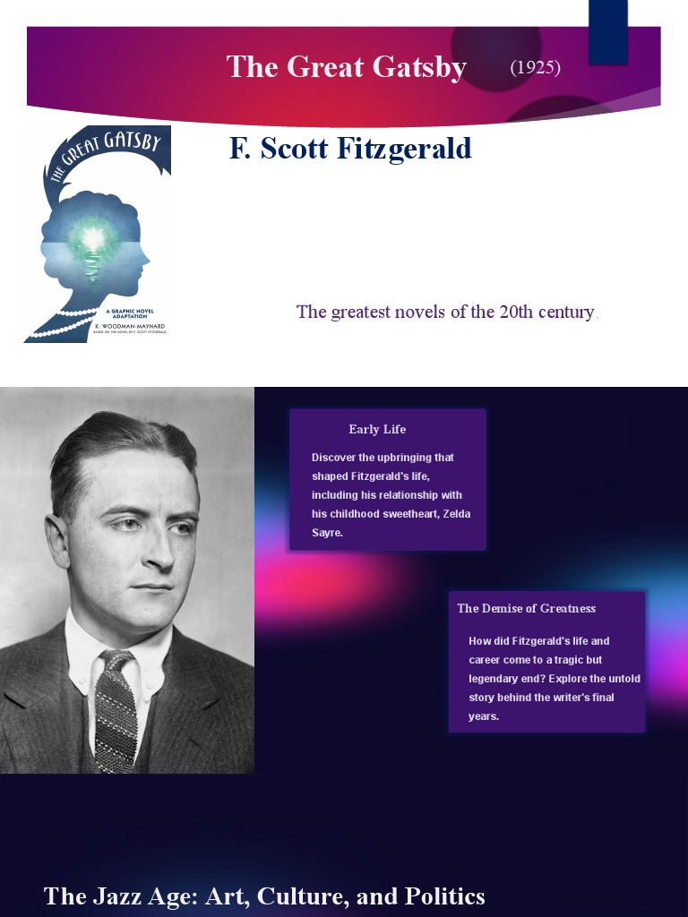 The Great Gatsby Decoding Americas Jazz Age Through F Scott Fitzgeralds ...