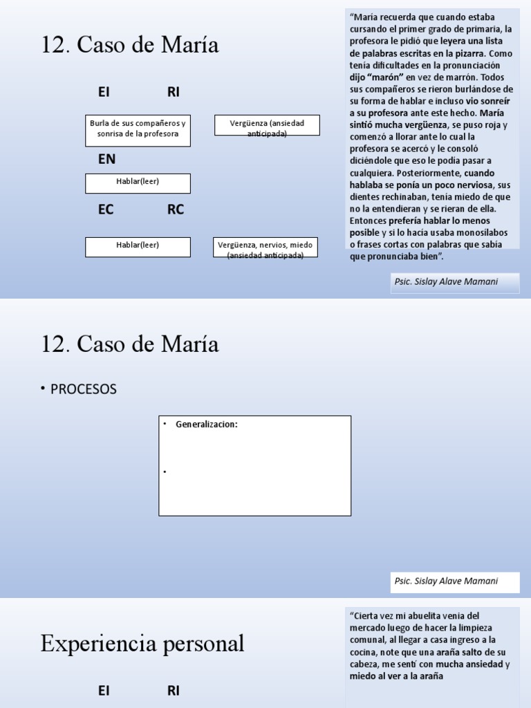 Caso Maria CC | PDF
