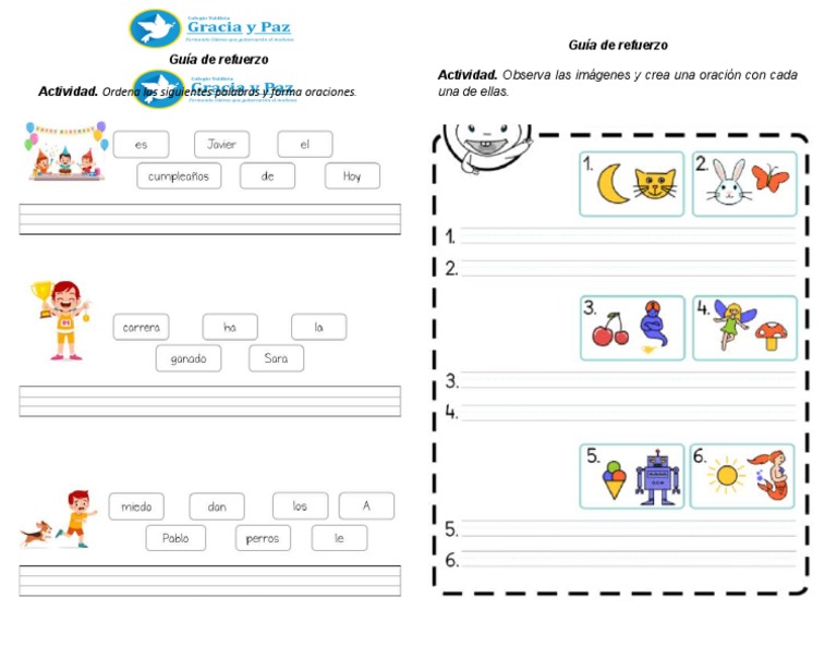 Actividad de Escritura. | PDF