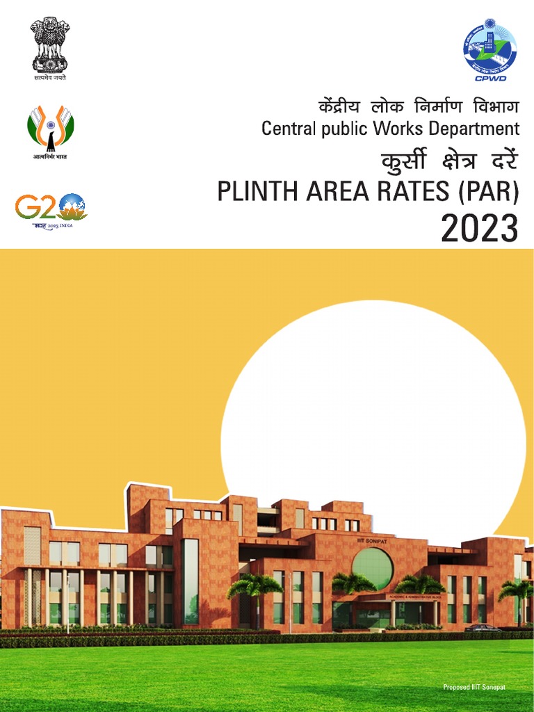 Plinth Area Rates 2023 | PDF