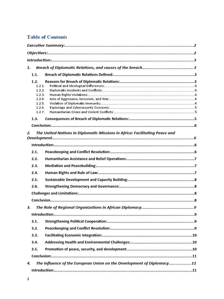 Diplomacy | PDF | United Nations | International Relations
