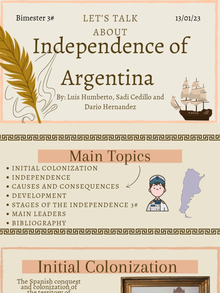 Argentina's Independence Journey | PDF | Argentina | South America